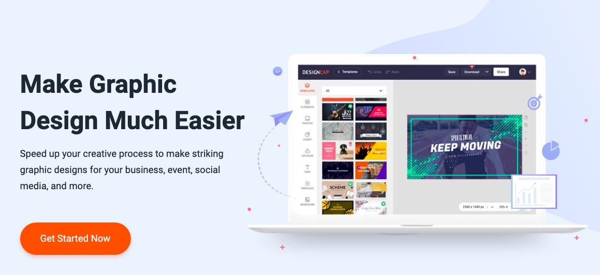 DesignCap Review: The Easy to Use Online Graphic Design Software